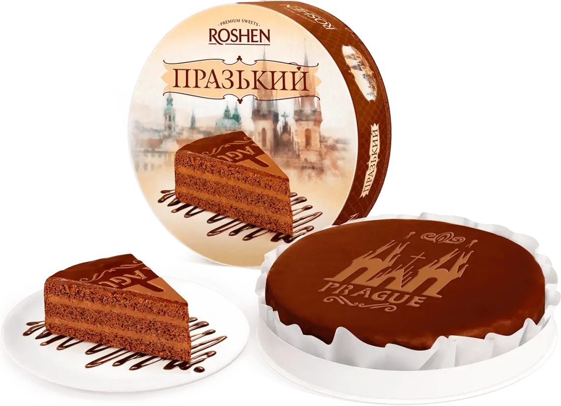 Торт Roshen Празький 520 г купити онлайн | замовити в магазині VARUS