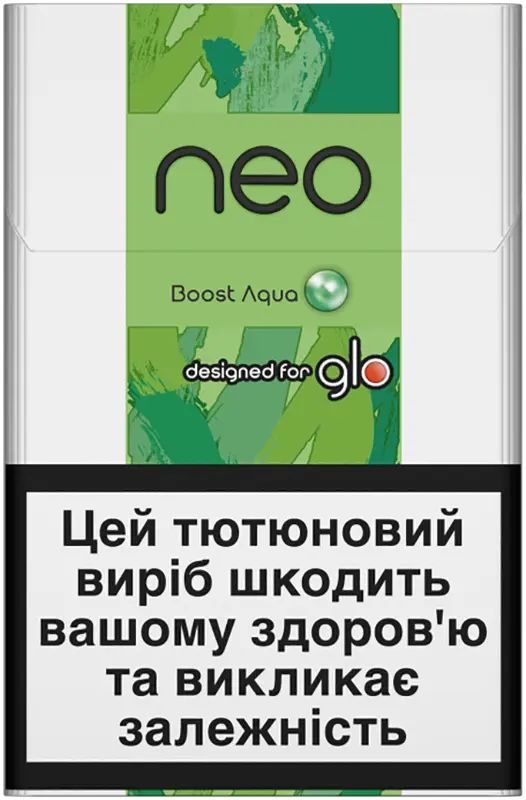 Стіки для нагрівання тютюну Neo Boost Aqua для нагрівання з фільтром 20 ...