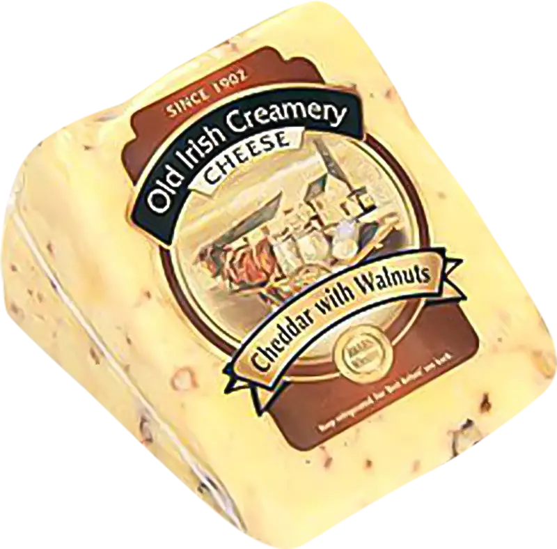 Сир Old Irish Creamery Чеддер з волоським горіхом 50% 150 г купити ...