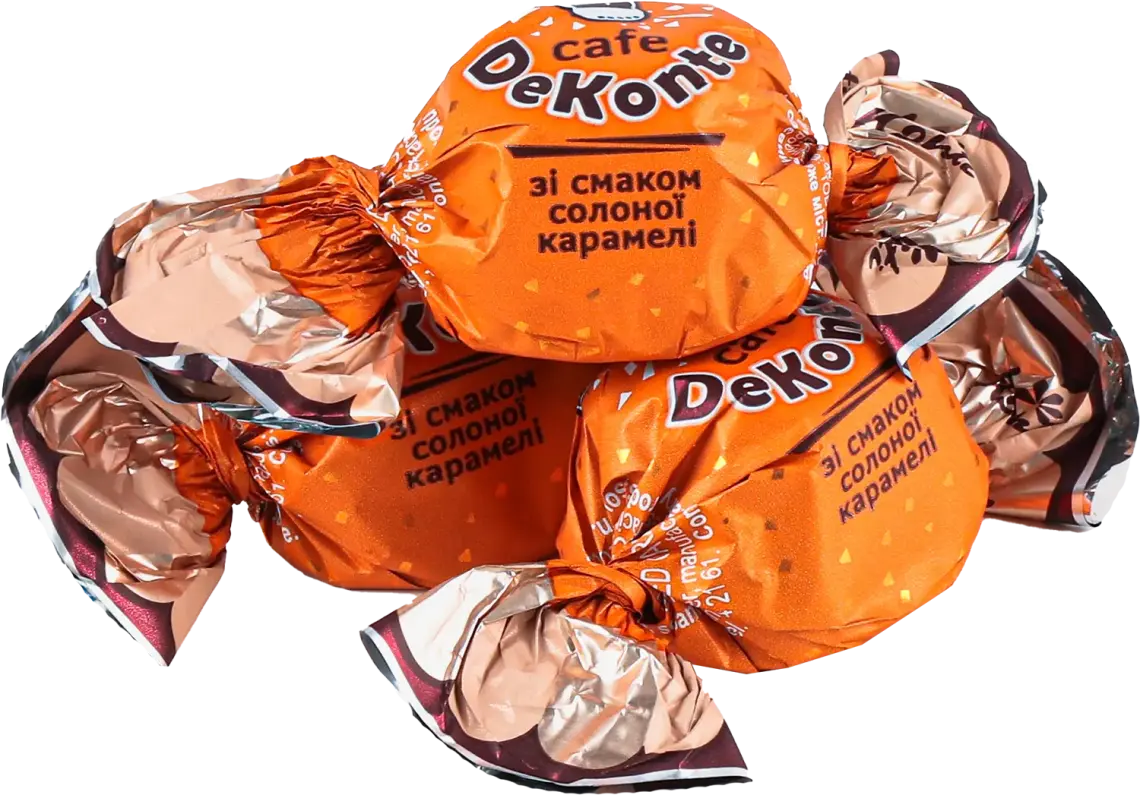 Конфеты Konti Cafe DeKonte со вкусом соленой карамели весовые купить ...