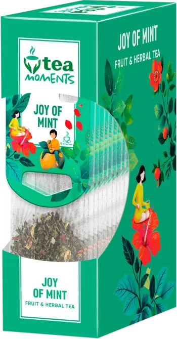Чай Tea Moments Joy of Mint фруктово-трав'яний кадді-пакети 15x2.2 г ...